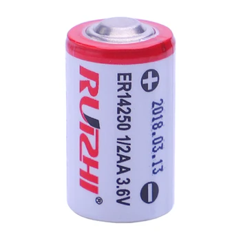 1200mah Er14250h 3.6v Lithium Battery 1/2aa Size Er14250 Er14250m Li ...