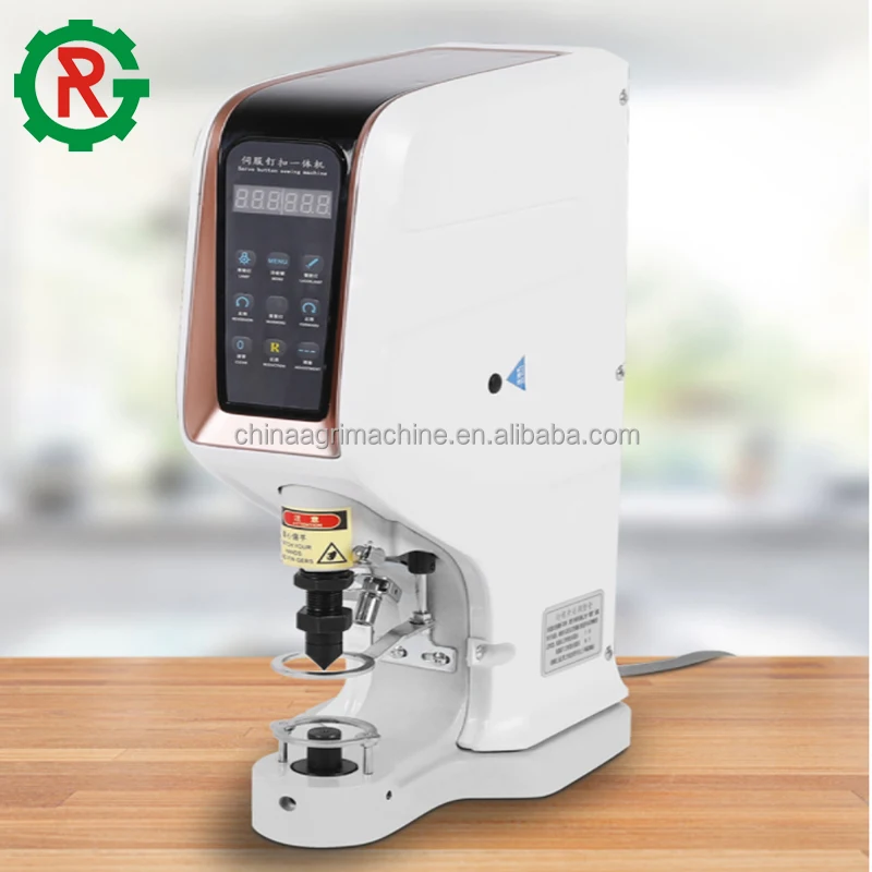 Servo Motor Snap Button Machine Automatic Snap Button Attaching Machine ...