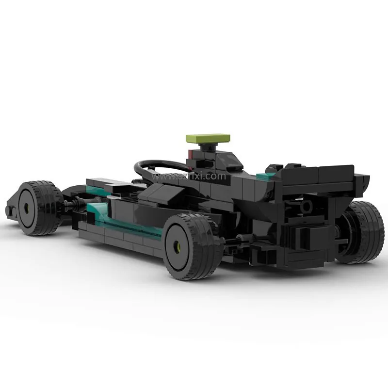 Moc Technic F1 W14 Black Roadster Sports Racing Car Model Vehicle ...