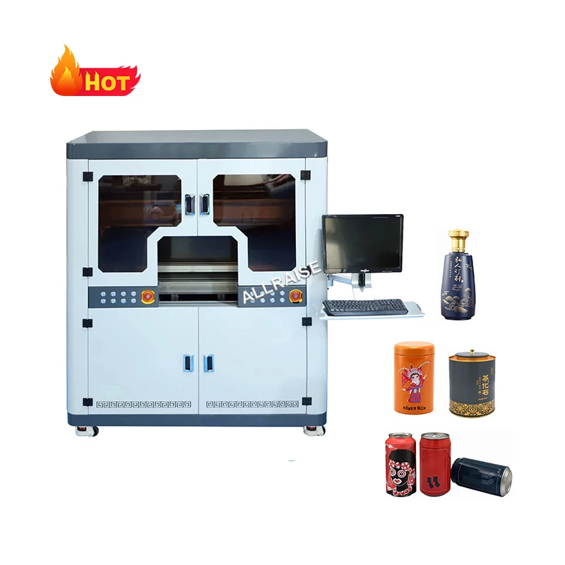 Cylindrical Thermal Mug UV Inkjet Printer Machine for Bottles
