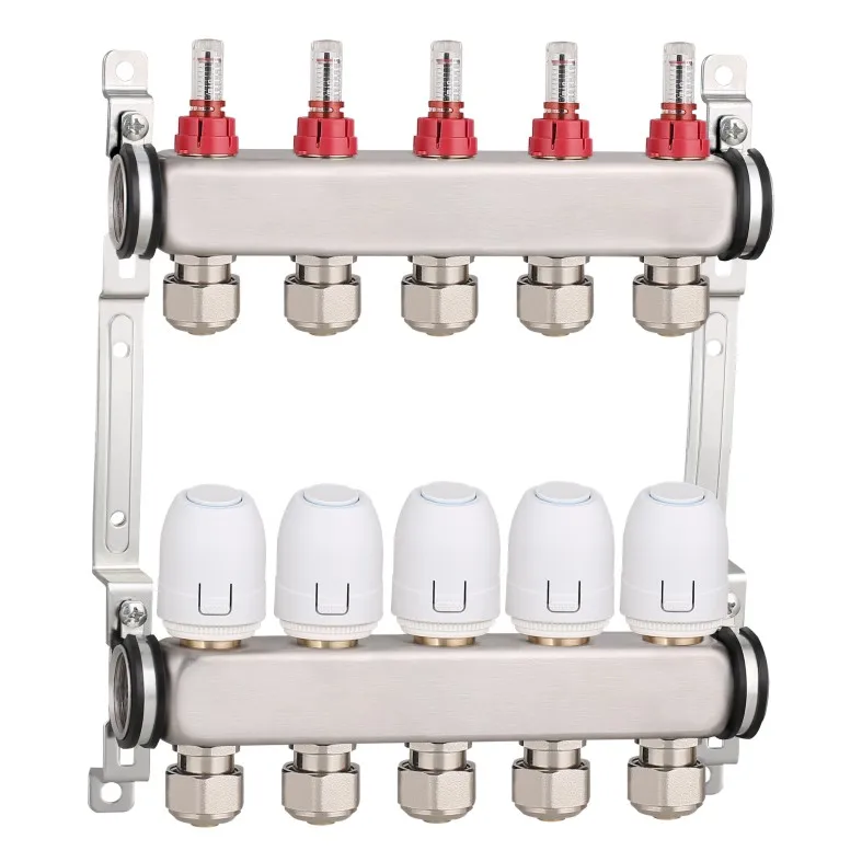 Stainless Steel Radiant Heating Manifold Collector