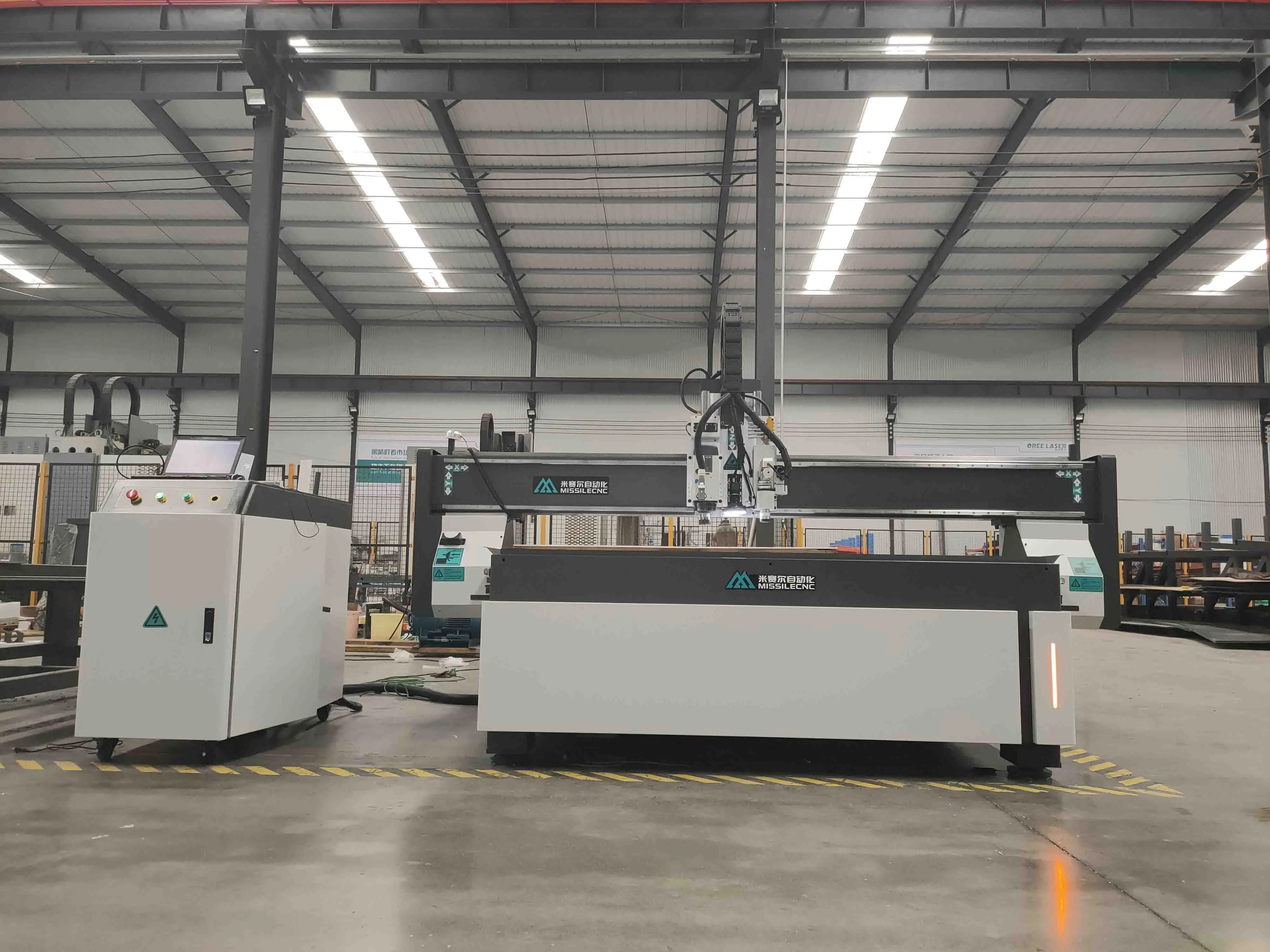 1325 Sign Making Machine Cnc Router With Ccd Camera And Oscillating ...