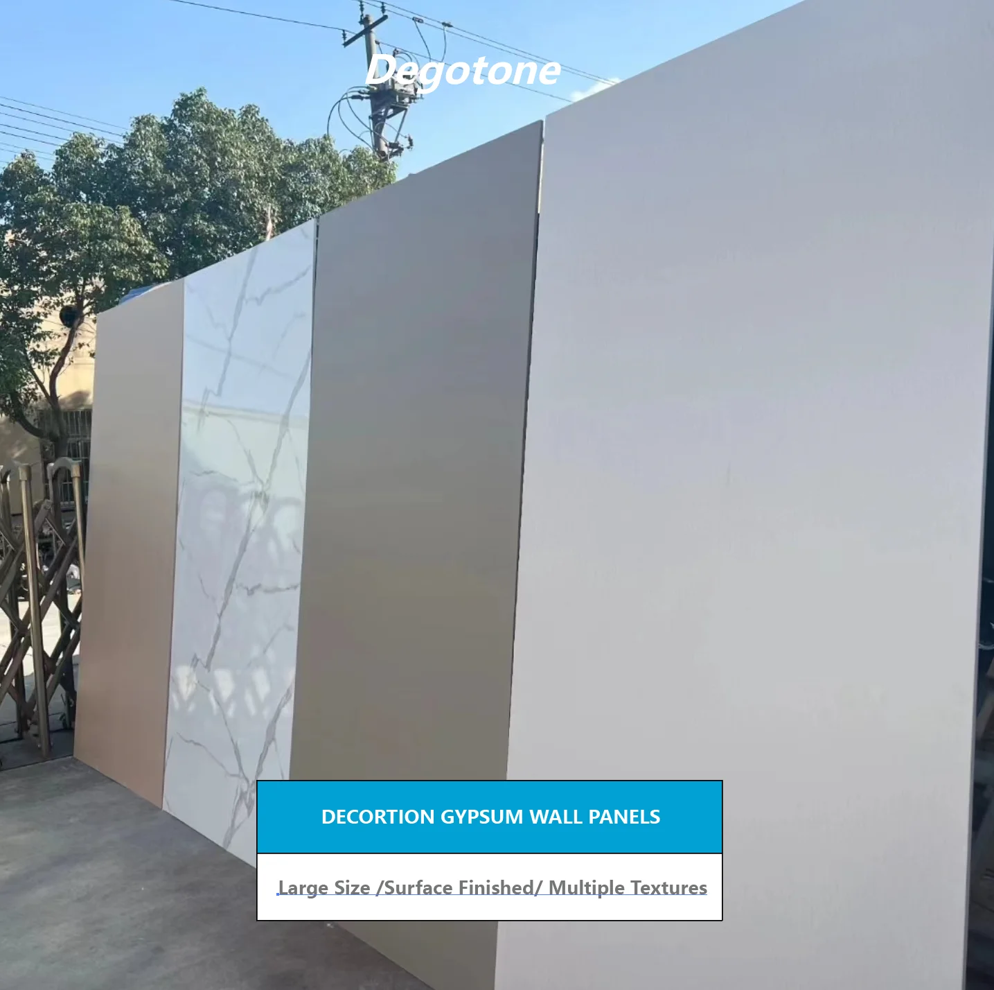 Gypsum Wall Panels Decorative Plasterboard Interior Quick Installation ...