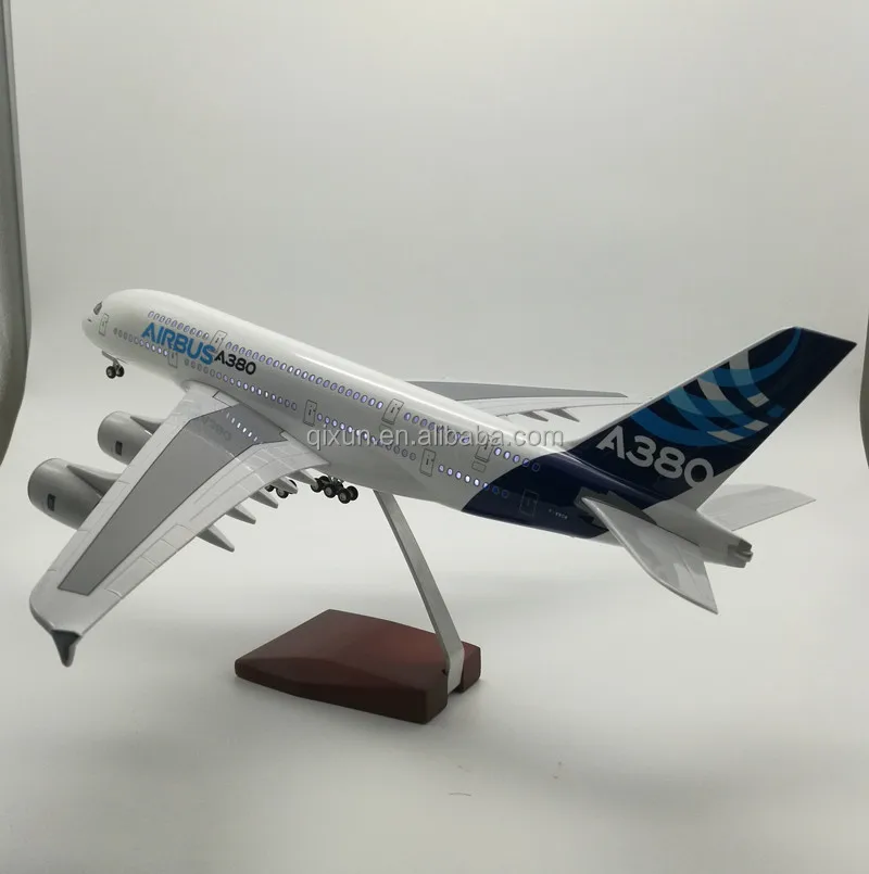 Resin Material Large Scale 1:200 37cm A380 Airbus Prototype Model ...