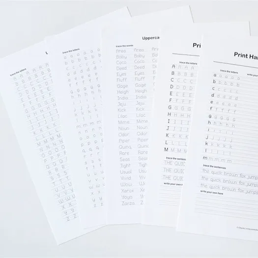 Handwriting Worksheets Custom Alphabet Tracing Worksheets Letters ...