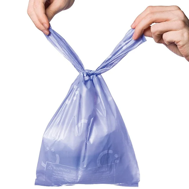 Custom Wholesale Printed Compostable Diaper Sacks