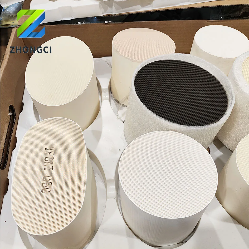 High Alumina Ceramic Honeycomb Monolith Media 3 Catalytic 100 Cell ...