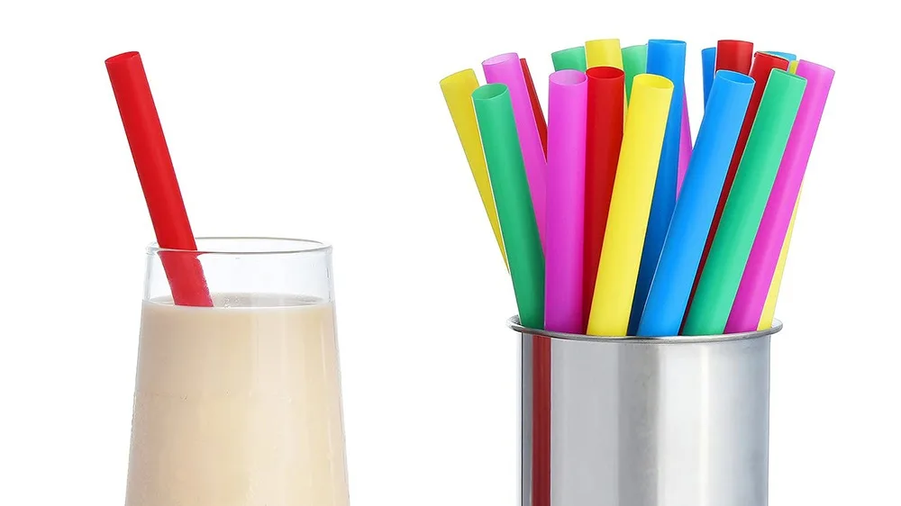 Disposable Boba Straws Individually Wrapped Polypropylene Drinking ...