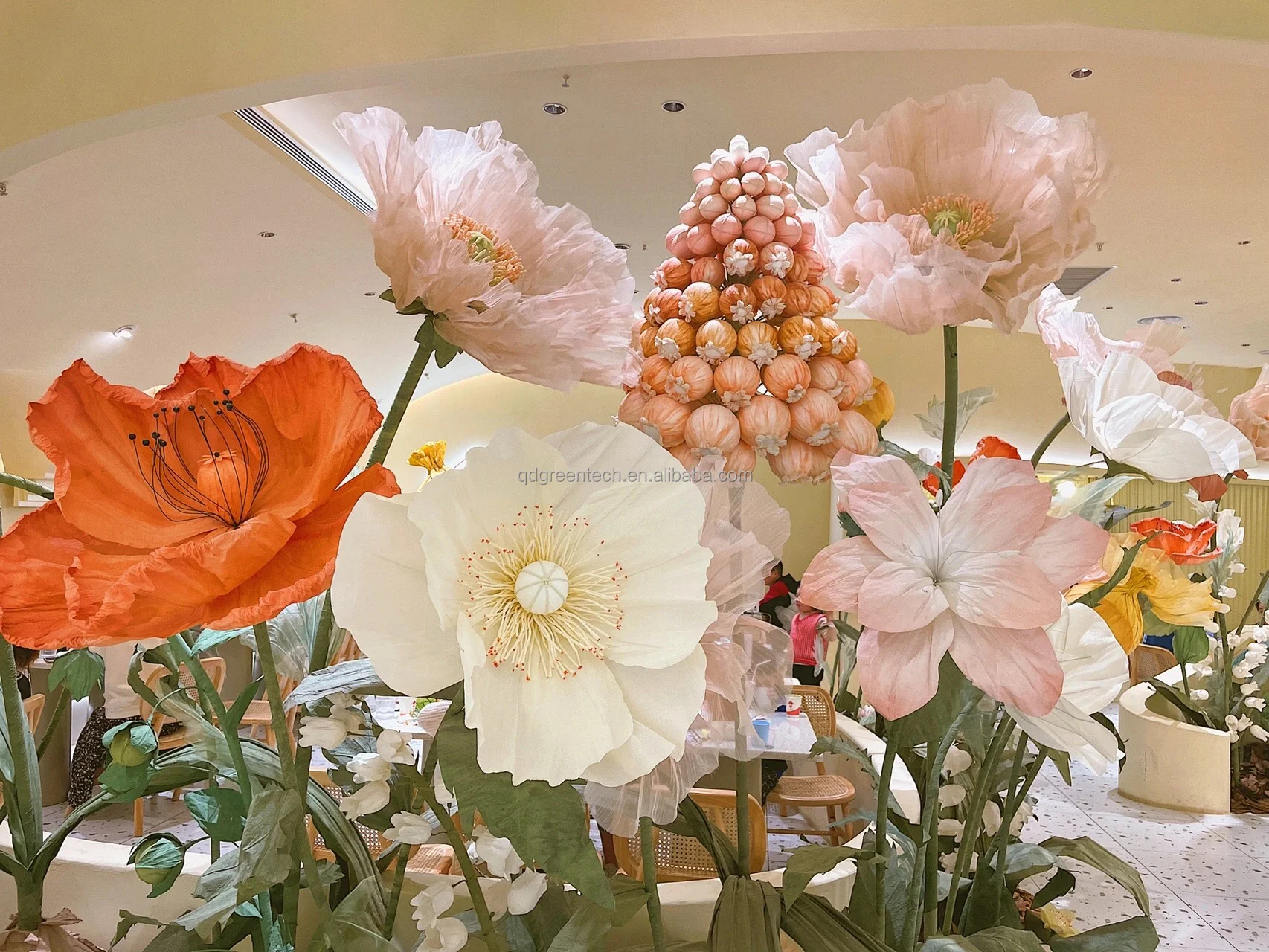 W-188 Wedding Decoration - Long Stem Artificial Flowers