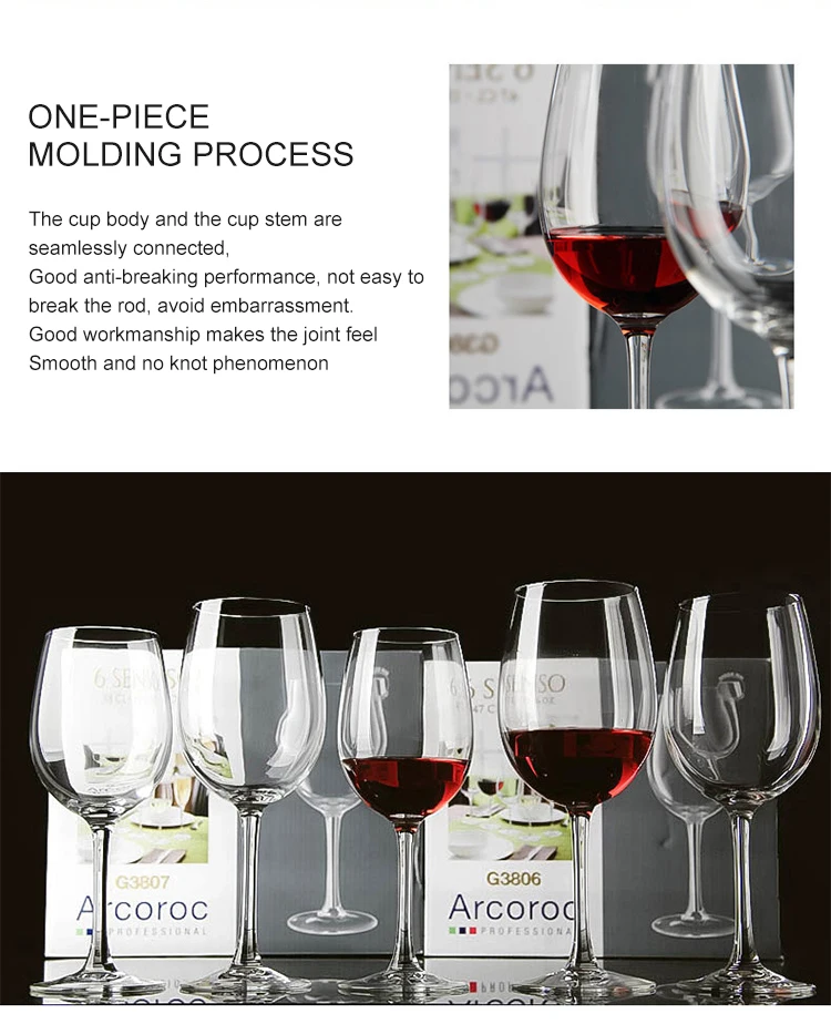 Luminarc High Quality Cold Cut ARC 470ml Crystal Red Wine Goblet ...