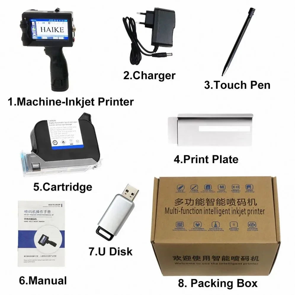 Mini Portable Handheld Inkjet Printer/expiry Date Coding Stamp Printing ...