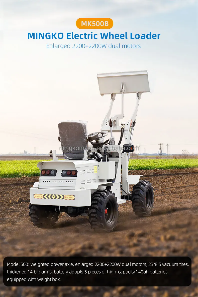 New Model Mini Skid Steer Loader Bobcat 1 Ton Wheel Small Skid Steer ...