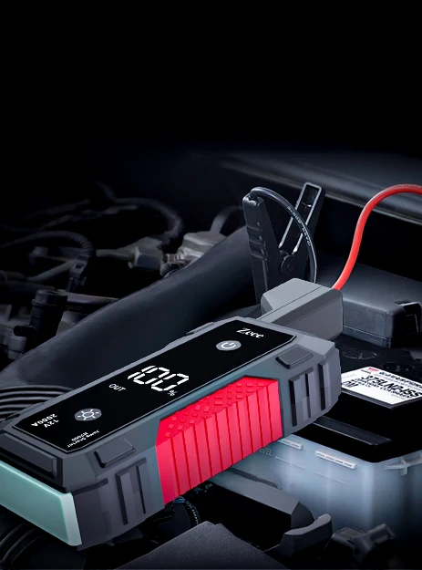 Zeee Portable Mini Car Battery Jump Starter 2000A 12V Lithium Battery ...