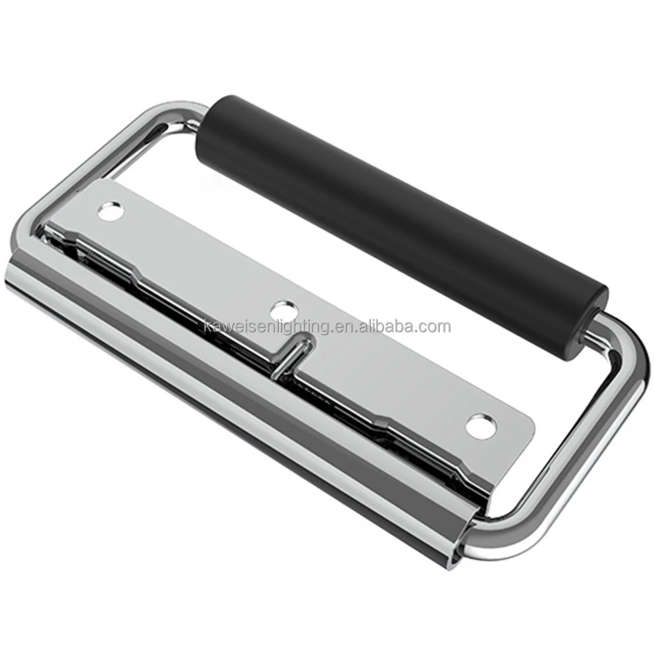Rubber Grip Toolbox Cabinet Steel Spring Folding Lifting Handle Travel ...