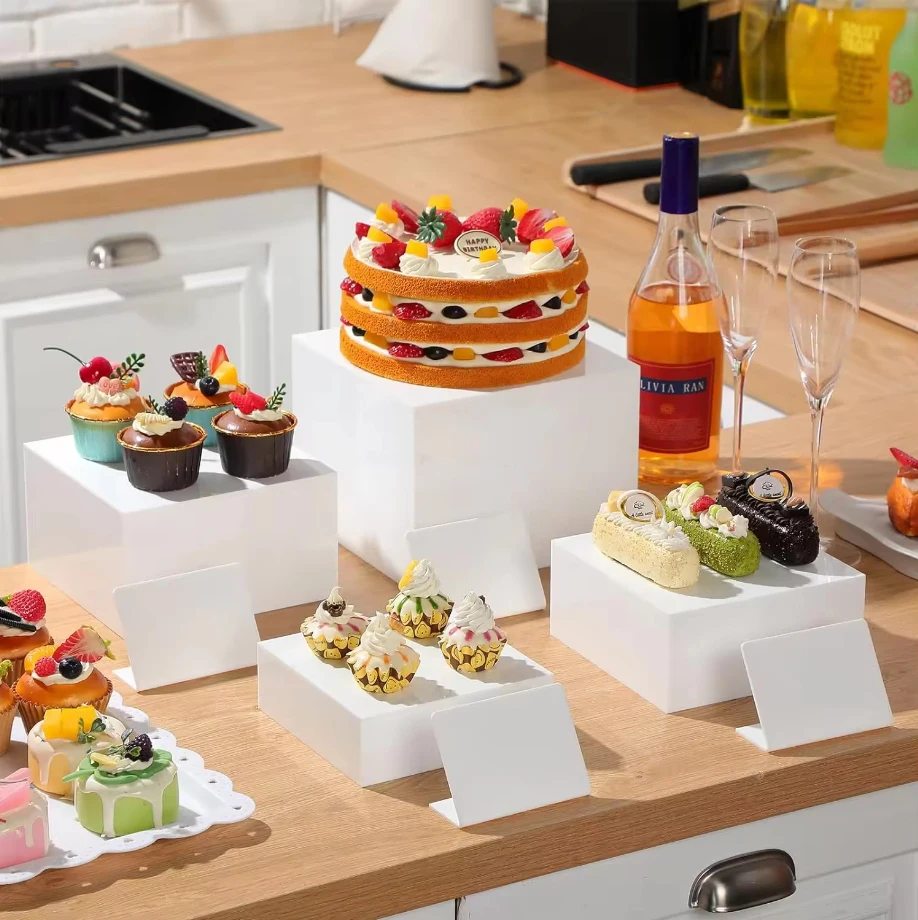 Acrylic Food Display Stands - Modern, Sustainable, and Customizable