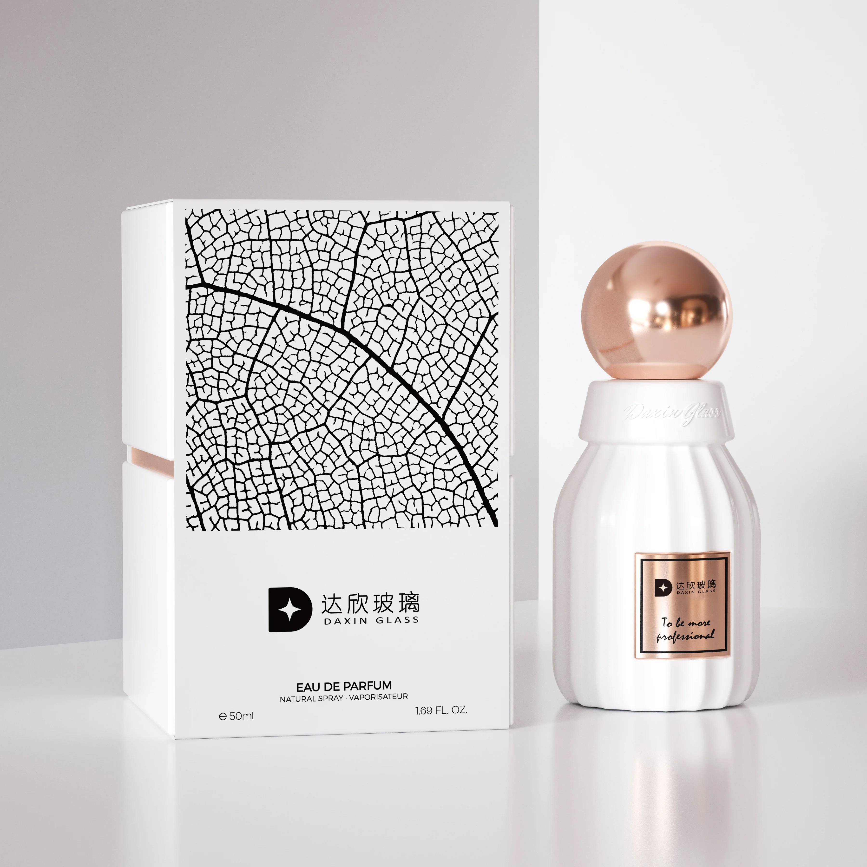 50ml Perfume Bottles - Luxury Flacon Parfum Empty Atomizer