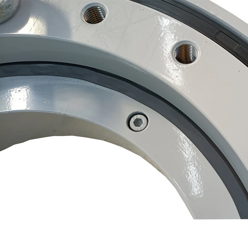 Large Torque Dual Axis Slew Drive With Hydraulic Motor For Industrial ...