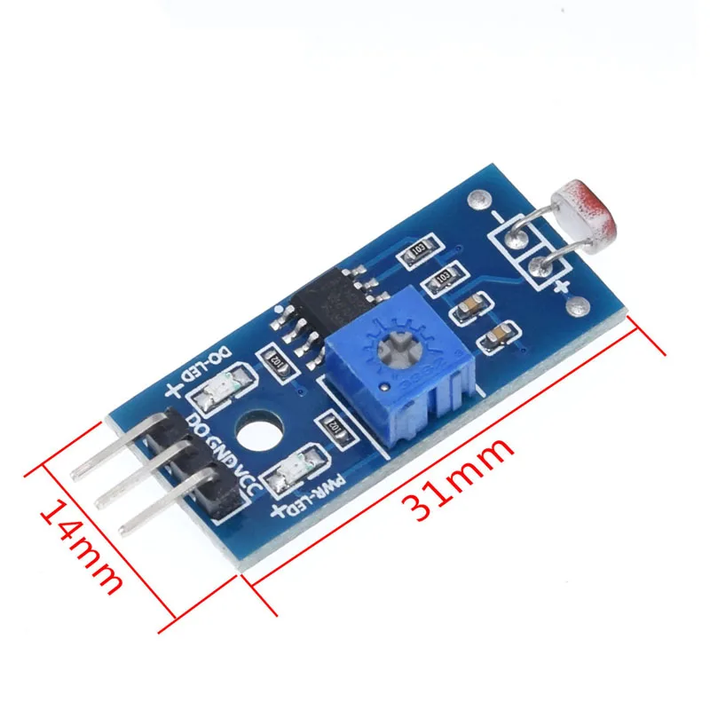 Hotldr Photosensitive Sensor Module Light Dependent Resistor Digital ...