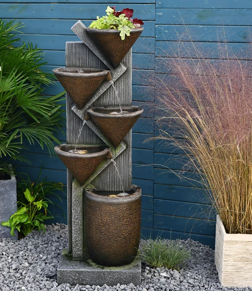 3-tier Cascading Water Feature - Perfect for Garden Decor