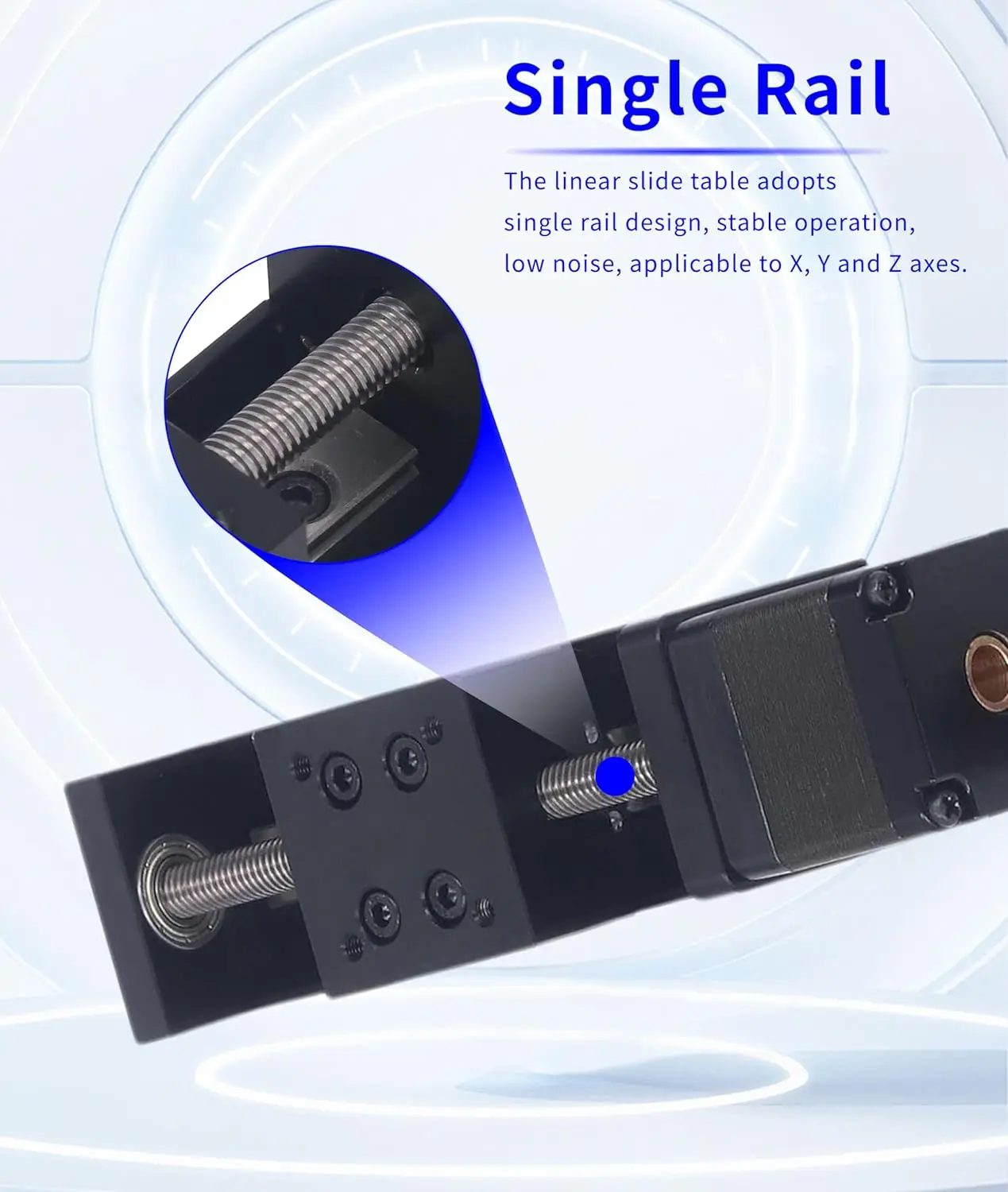 Customized Mini Linear Rail Guide Slide Actuator, 28 Stepper Motor
