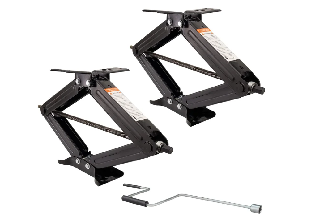 5000lbs High Quality Rv Camper 24" Levelling Scissor Trailer Stabilizer ...