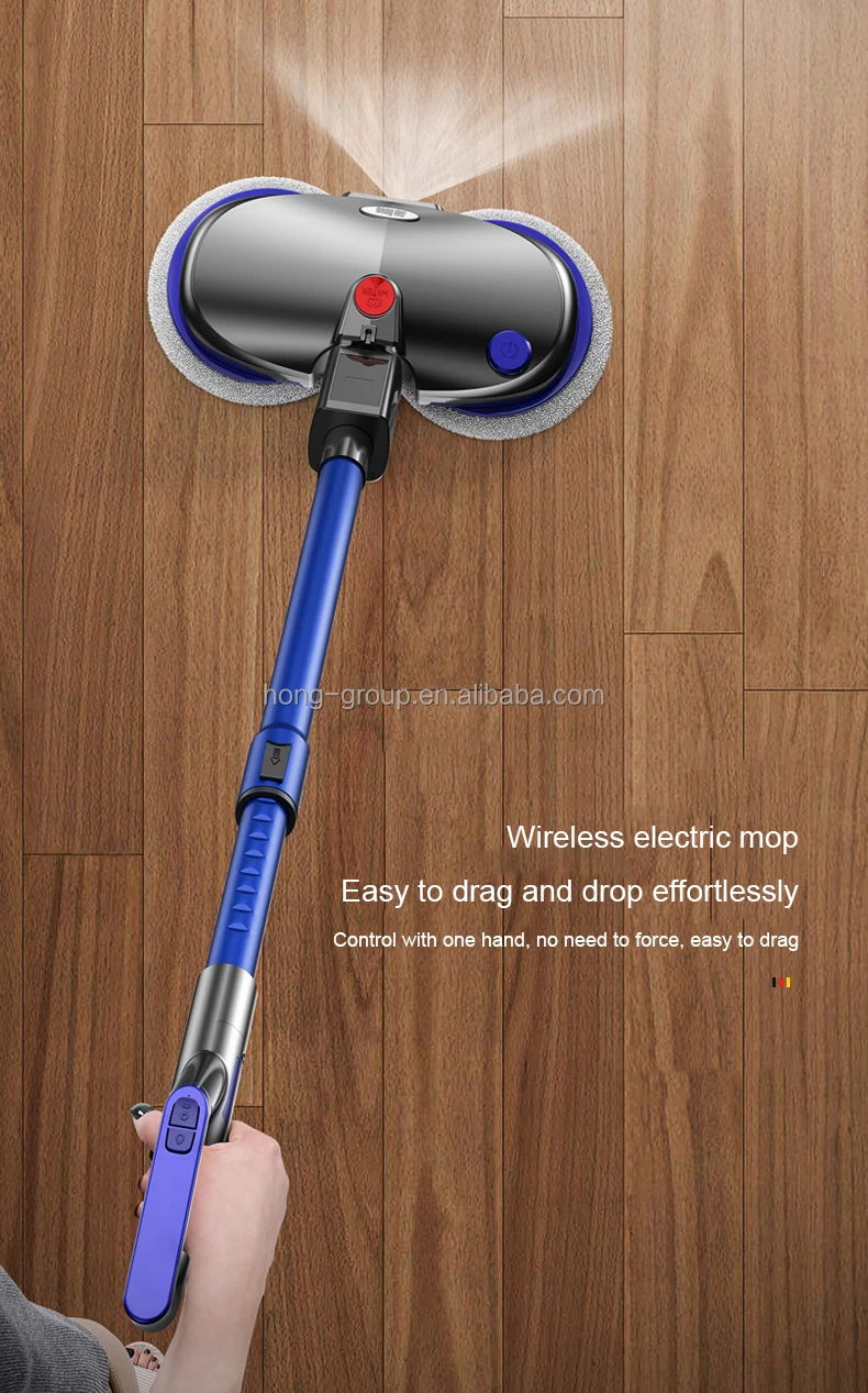Cop Rose F911 Cordless Electric Mop Floor,Rechargeable Cordless ...