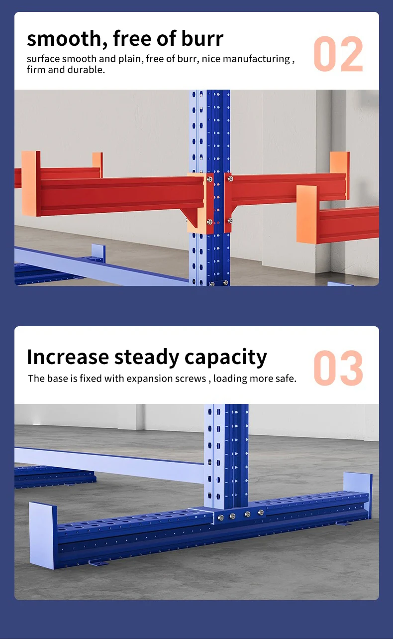 Mracking Customized Industrial Cantilever Shelf Double-sided Heavy Duty ...