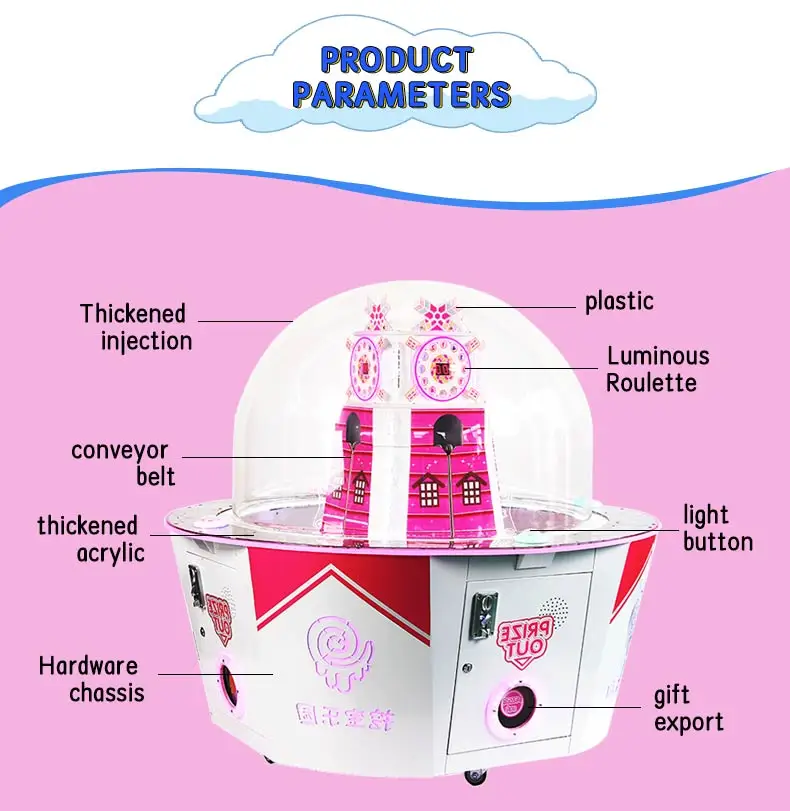 4 Person Claw Machine Treasure Digging Gift Machine Exquisite Gift Toy ...