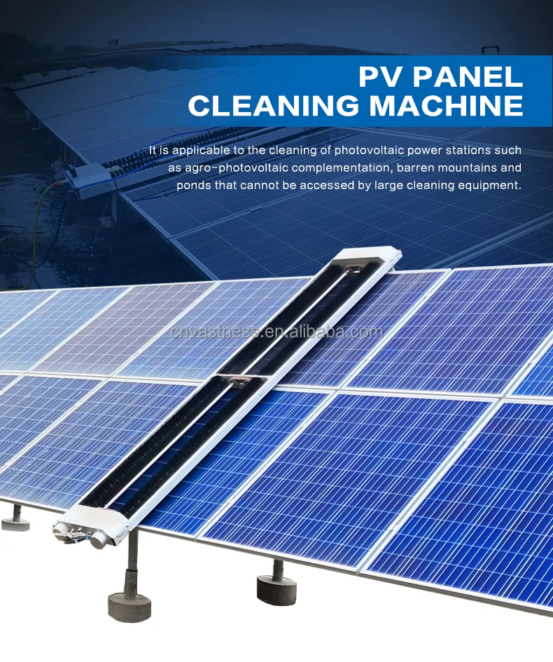 Smart Solar Panel Cleaning Solar Panel Cleaning Robot Photovoltaic ...