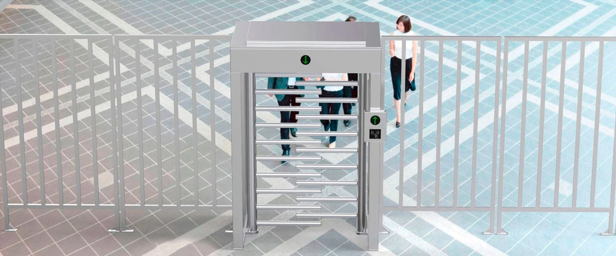 Automatic Security Waterproof Revolving Full Height Turnstile Gate For ...