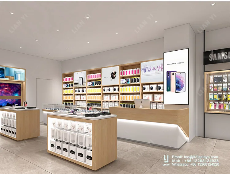 Customizable Phone Store Fixtures - Enhance Display & Sales
