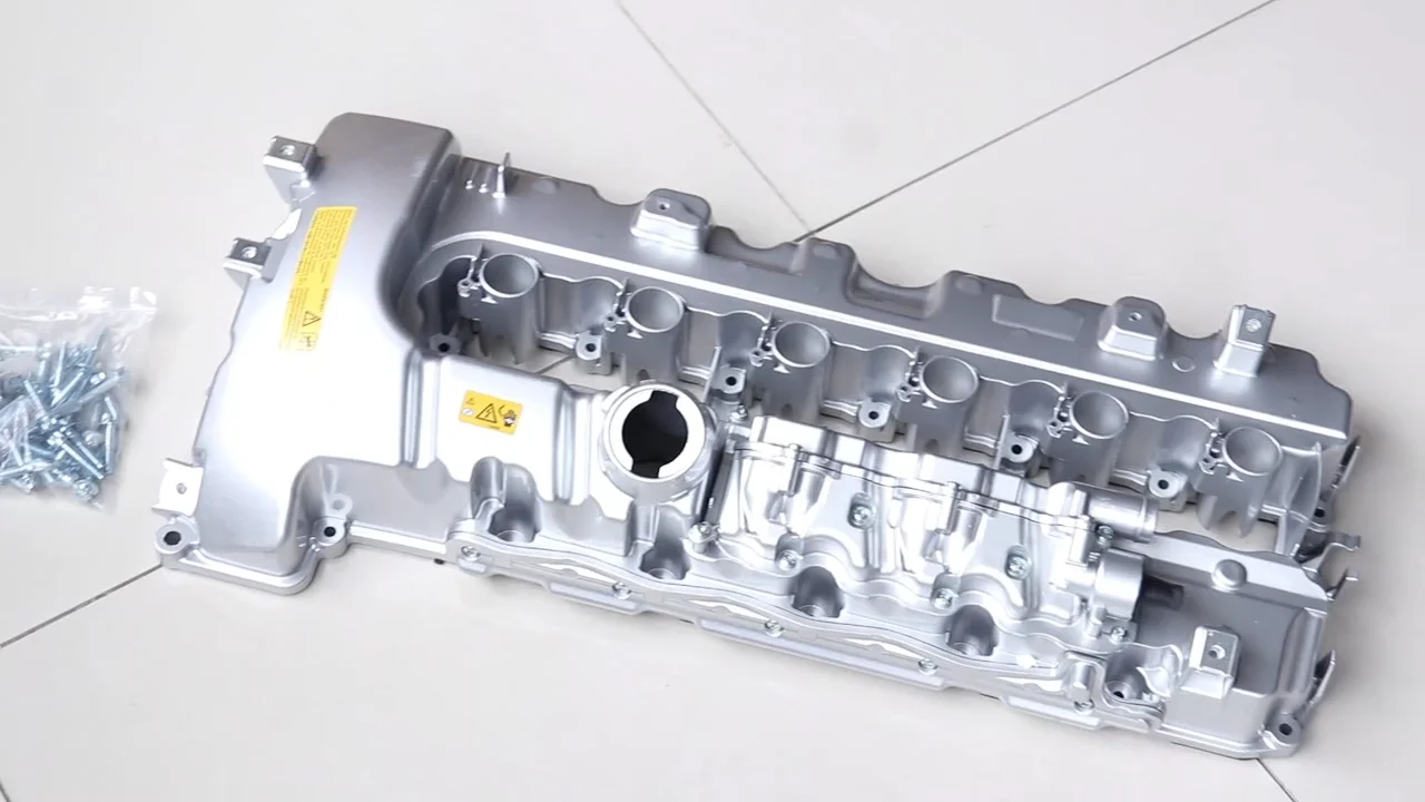 Aluminum Valve Cover W/gasket 11127646553 11127601863 For Bmw Mini 1.6 ...