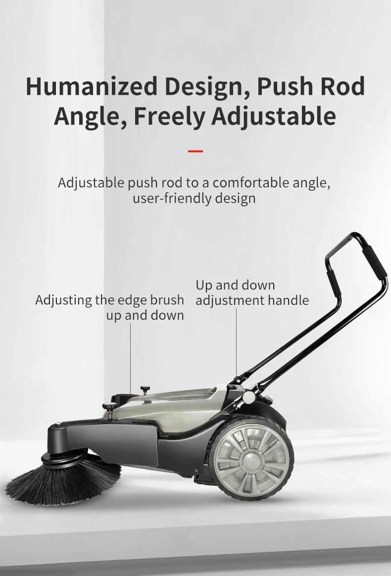 POHIR-55L Hand Push Type Sweeping Machine - Manual Floor Sweeper