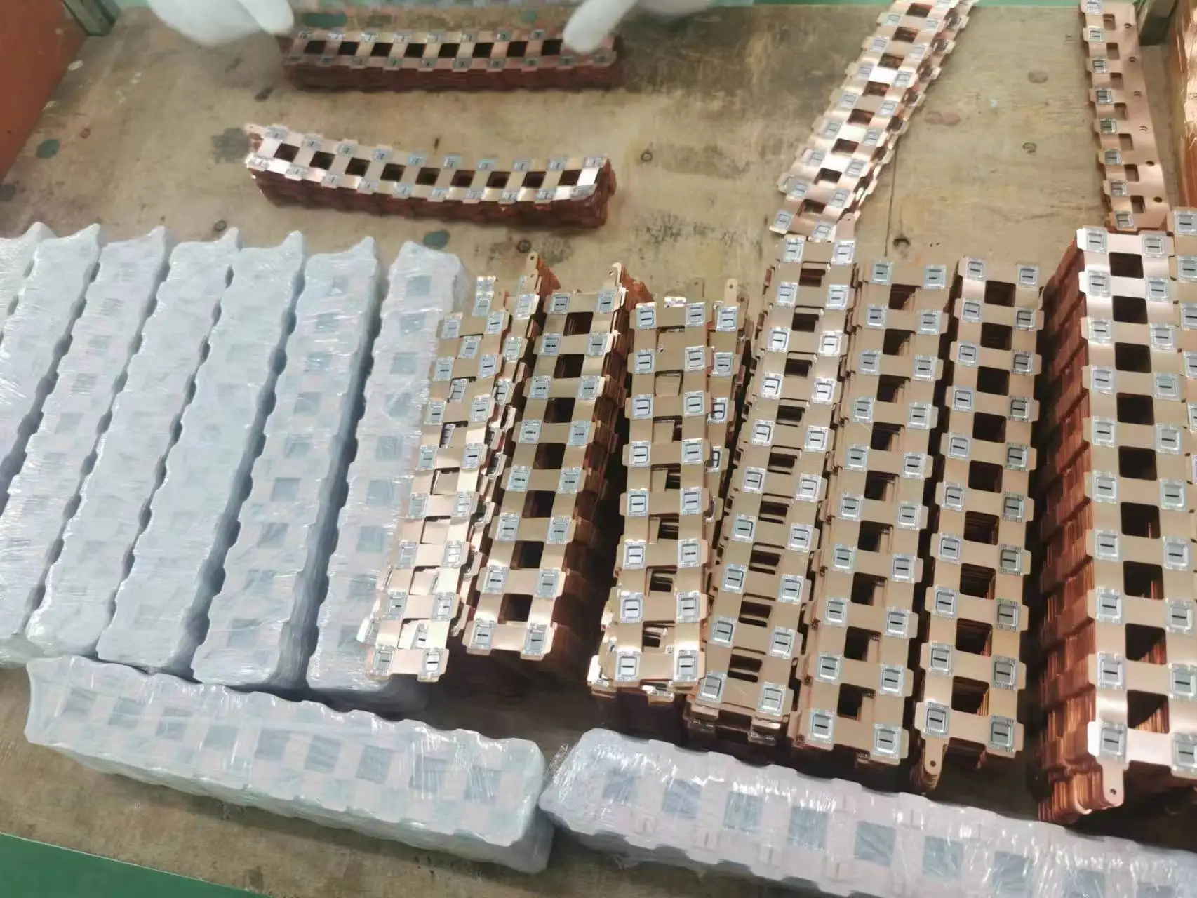 5s6p 26650 Busbar Connector Copper Nickel Busbar 30p Power Battery Pack ...