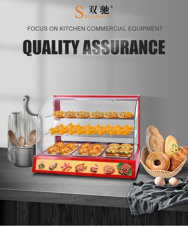 Sc-3p Commercial Warming Showcase Stainless Steel Food Catering ...