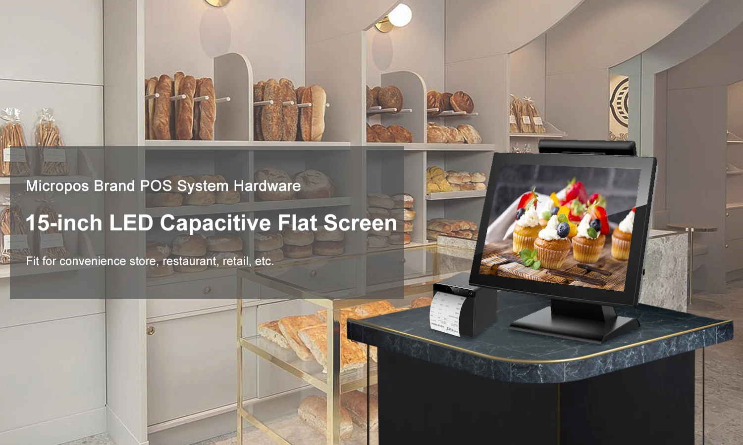 Micropos 15 Inch Touch POS System - Efficient Retail Solutions