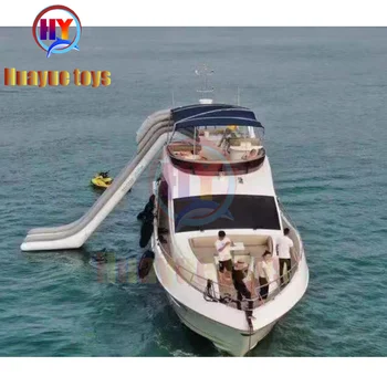 Customized Cruiser Water Park Slide Boat Slide Inflatable Yacht ...