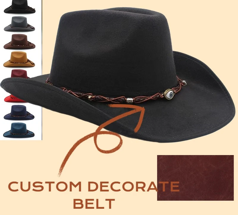 Shop Our Selection of Cowboy Fedora Hats from Nantong Yinwode