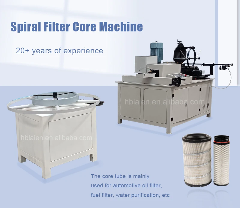 Expanded Metal Mesh Filter Mesh Making Machine Filter Core Spiral ...