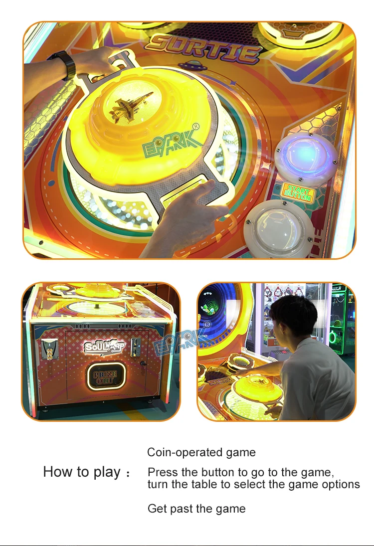 Newest Arcade Video Game City Ticket Game Machine Soul Warp Redemption ...