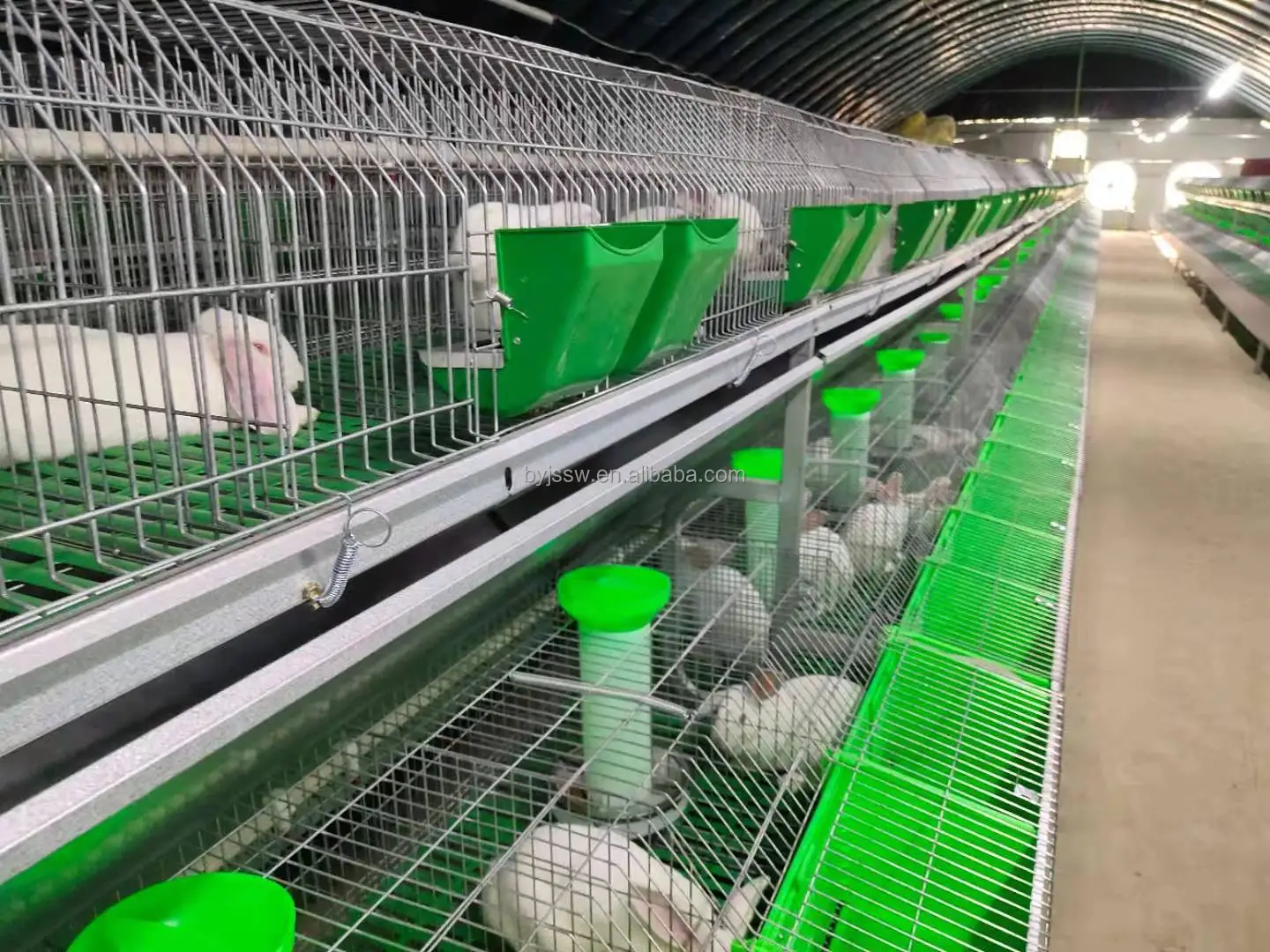 Italian Hot Dip Galvanizing Rabbit Cages - Durable H Type Design for 24 ...