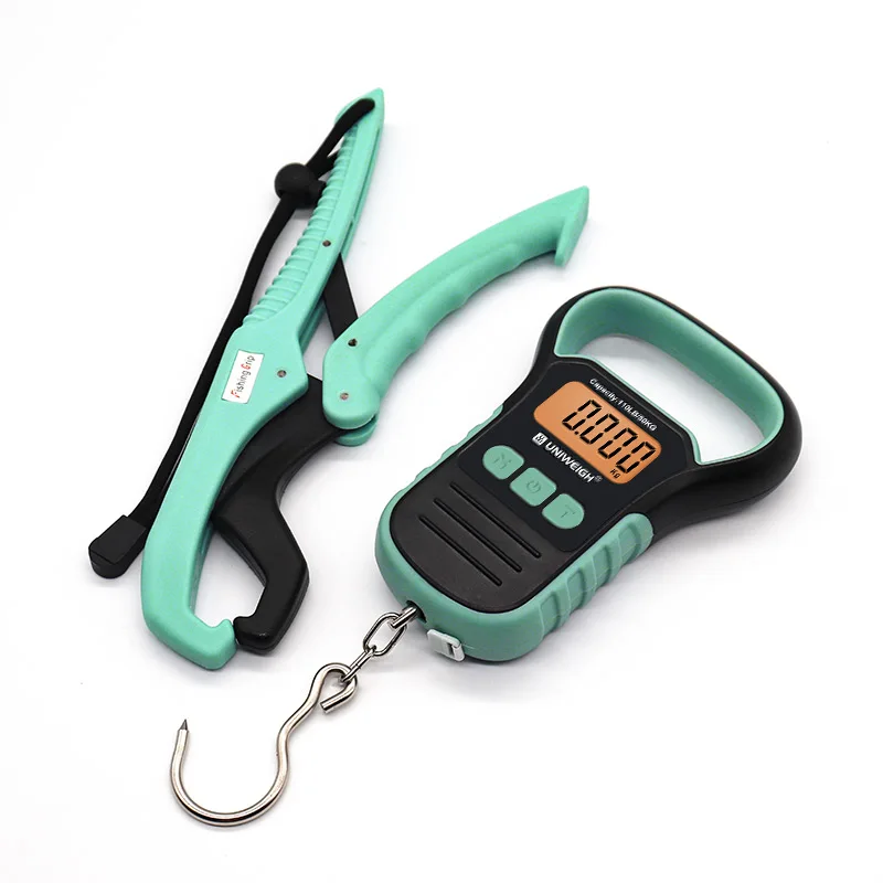110lb/50kg Electronic Hanging Hook Fishing Scale Backlit LCD Display ...