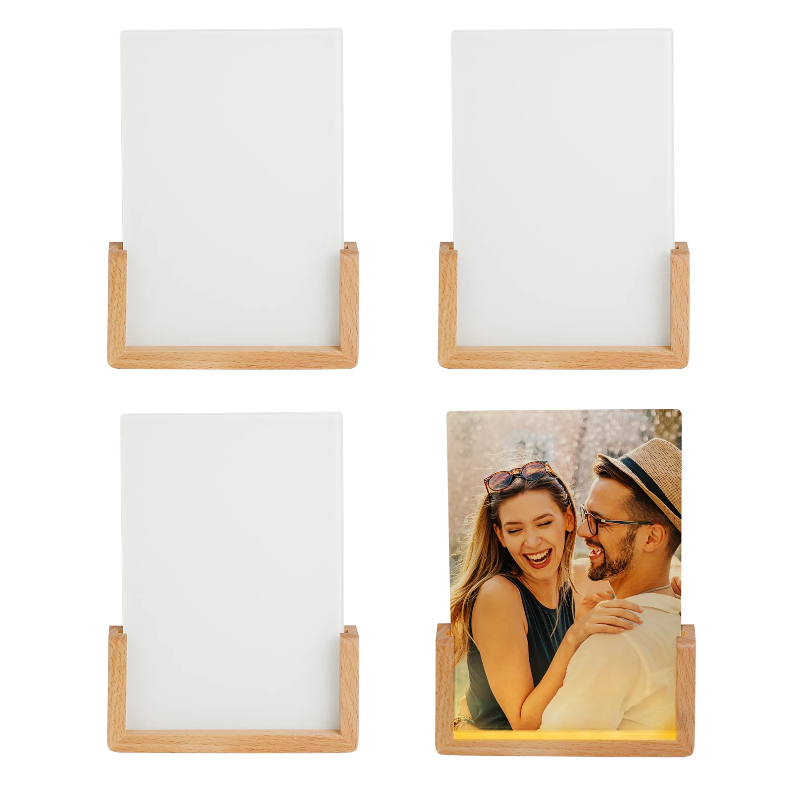 Sublimation LED Acrylic Photo Frame with Customized Logo - Decorative ...