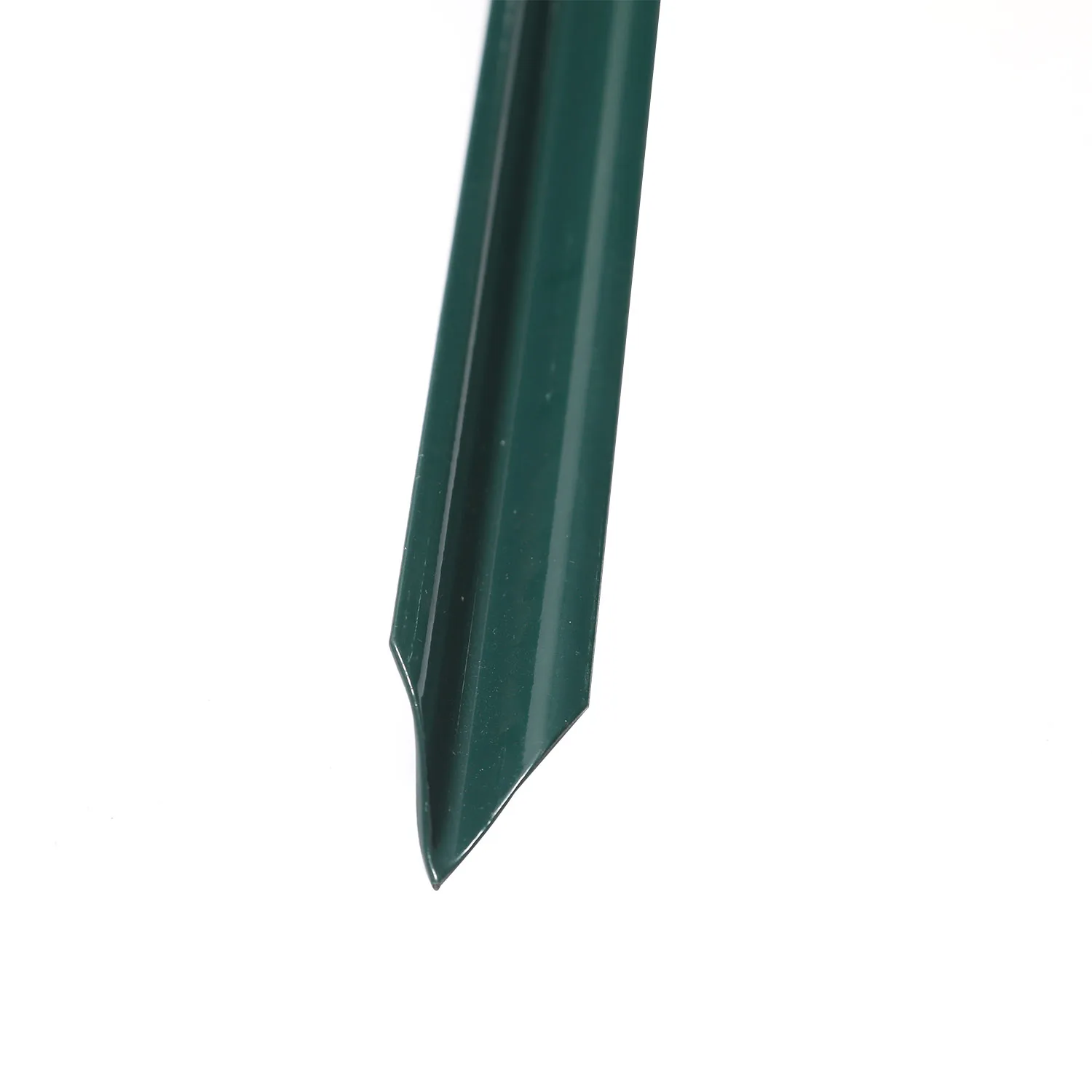 Green Steel Fence U Post with Anchor Plate - Durable & Easy Assembly