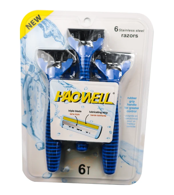 Hot Sale Razor Triple 3 Blade Disposable Razor With High Quality ...