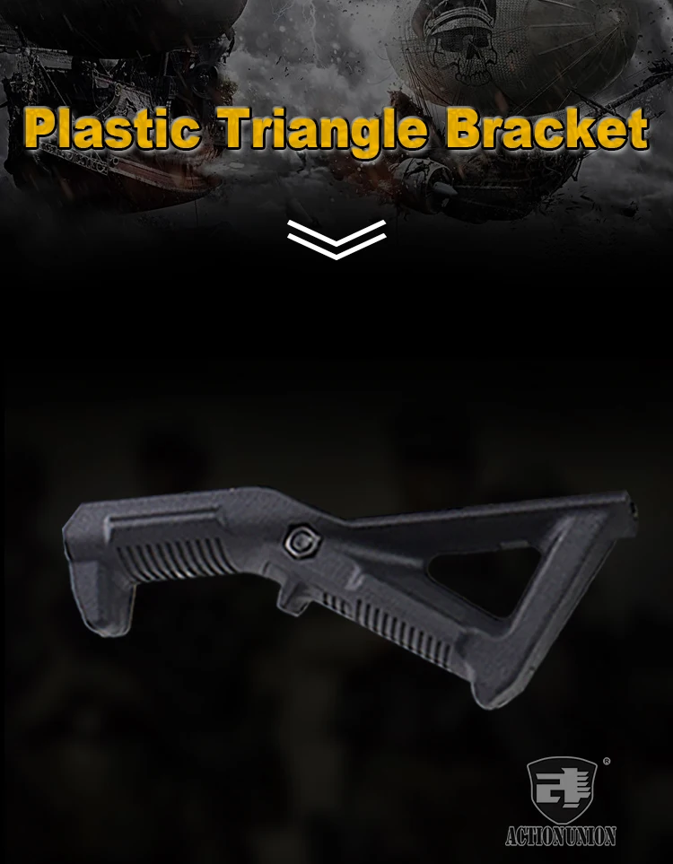 Tactical Rail Accessories Angled Triangle Fore Grip Vertical Hand Grip ...