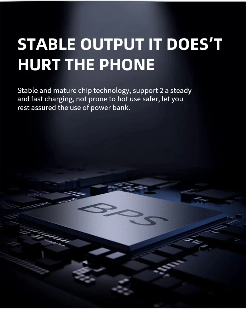 4000mah Foldable Back Clip Power Bank - Reliable Charging