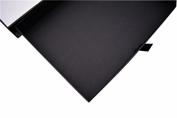 Custom Logo Cosmetic Set Boxes Nail Polish Glass Bottle Square Black ...