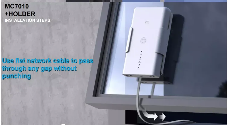 ZTE MC7010 Wifi 6 Router - 5G Outdoor CPE with Sim Card Slot