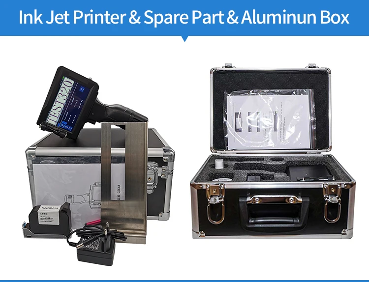 Pf320 New Design Type Intelligence Coding Inkjet Hand-held Ink Jet ...